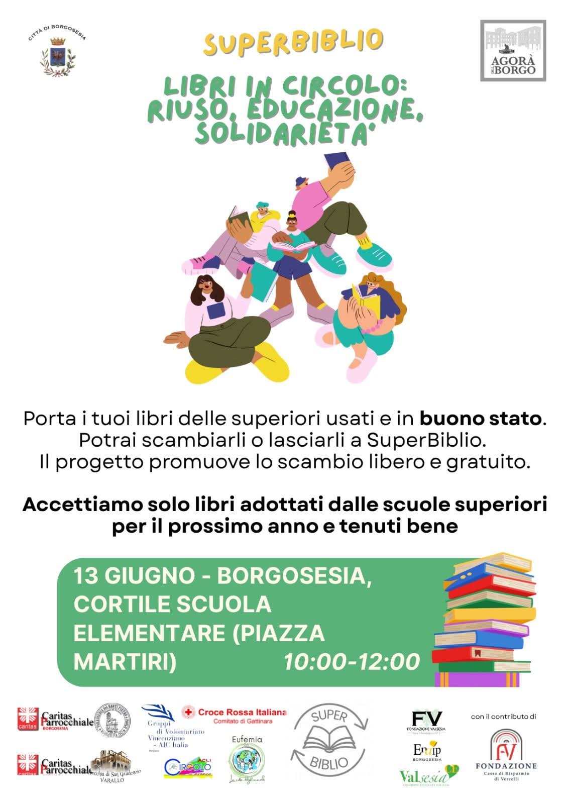 A Borgosesia libri scolastici in circolo con SuperBiblio ...